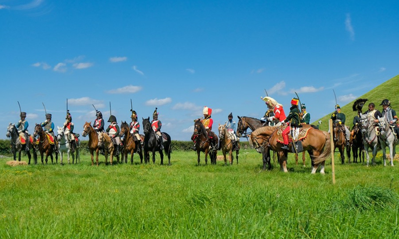 Cavalry competition held on Battle of Waterloo site in Belgium - Global ...