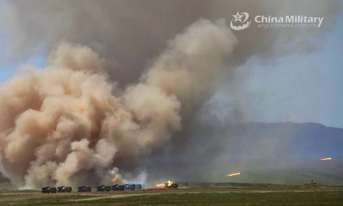 Armored assault group in exercise ZAPAD/INTERACTION-2021 - Global Times