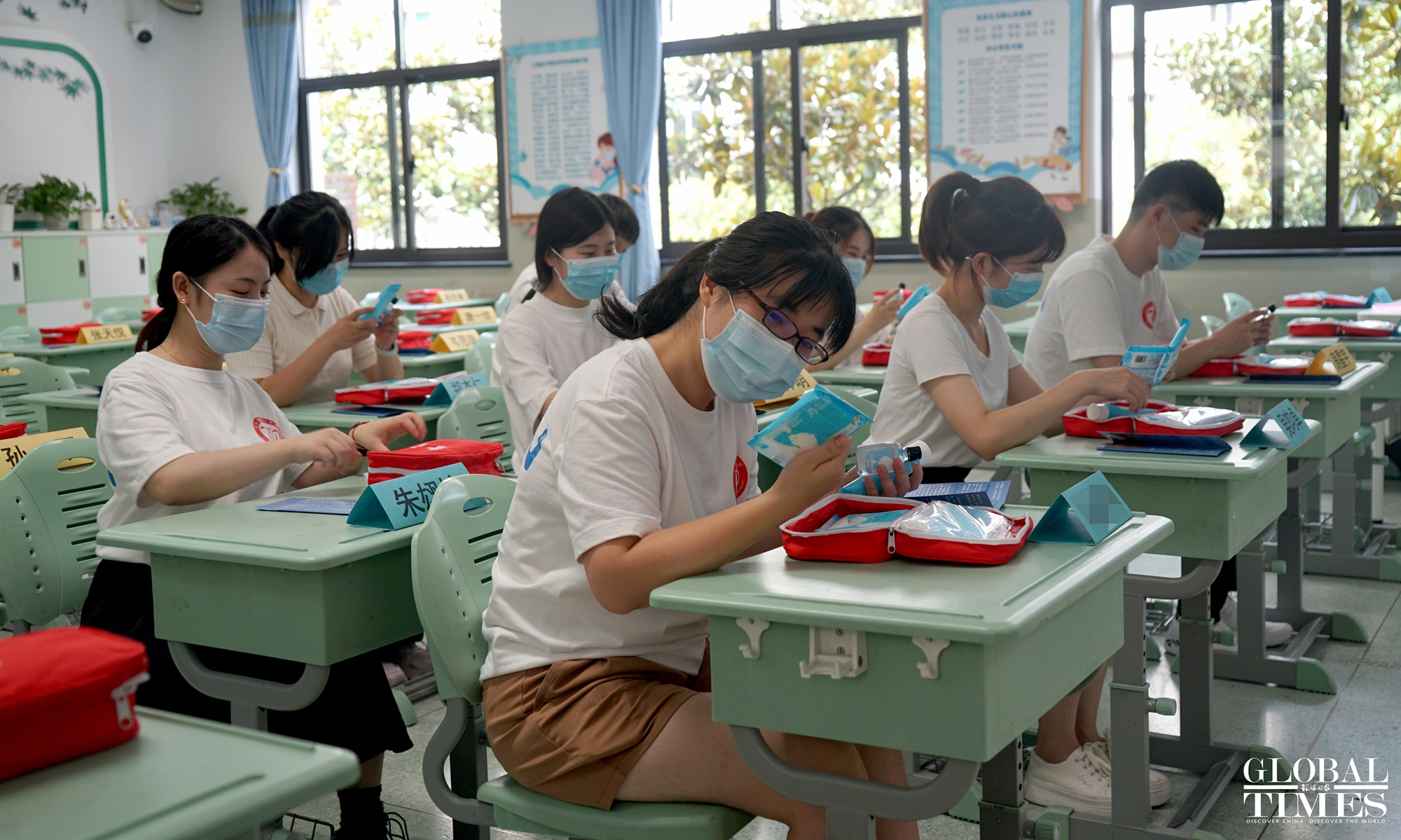 Shanghai schools disinfect campuses and rehearse for emergencies to ...