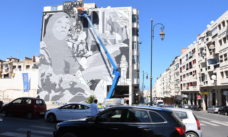 Street art festival in Morocco - Global Times