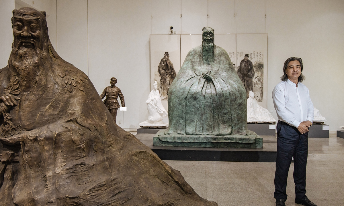 Chinese artist creates dialogue between East and West - Global Times