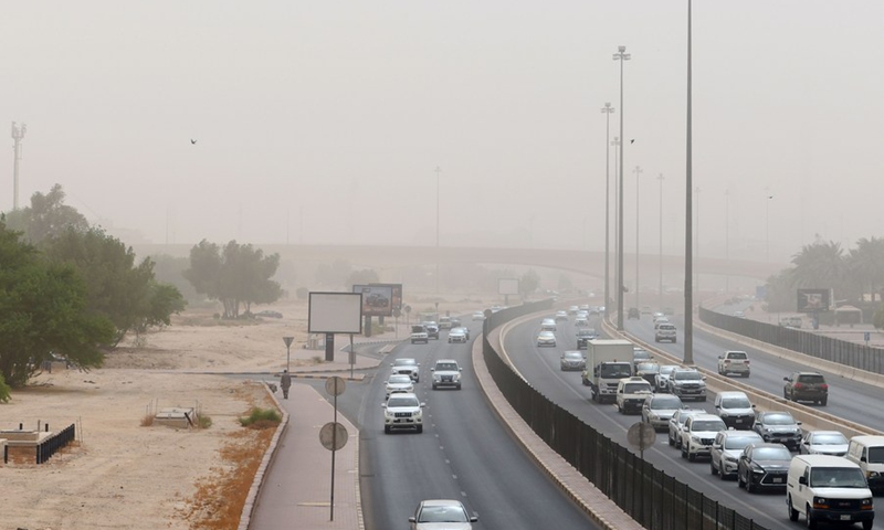 Heavy sand storm engulfs Kuwait - Global Times