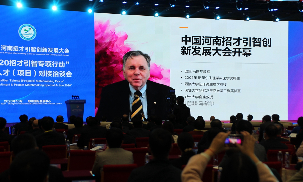 An interview with Aussie Nobel Prize winner Barry Marshall - Global Times