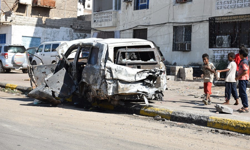 5 killed in explosion targeting Yemeni gov't officials in Aden - Global ...