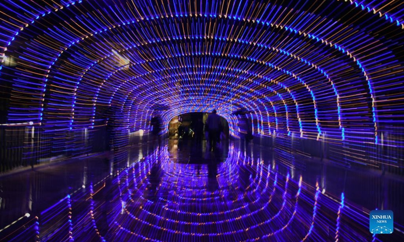 Streets adorned with illuminations for Light Up Valletta in Malta ...