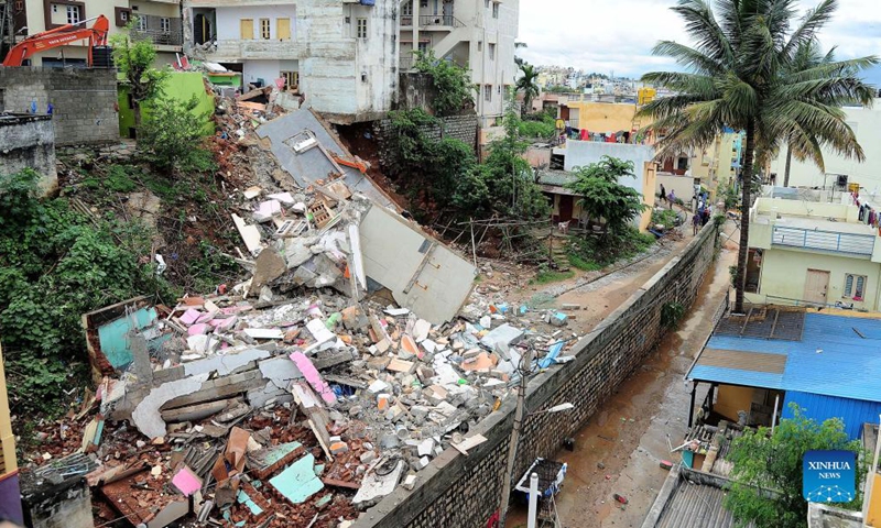 Residential building collapses in Bangalore, India - Global Times