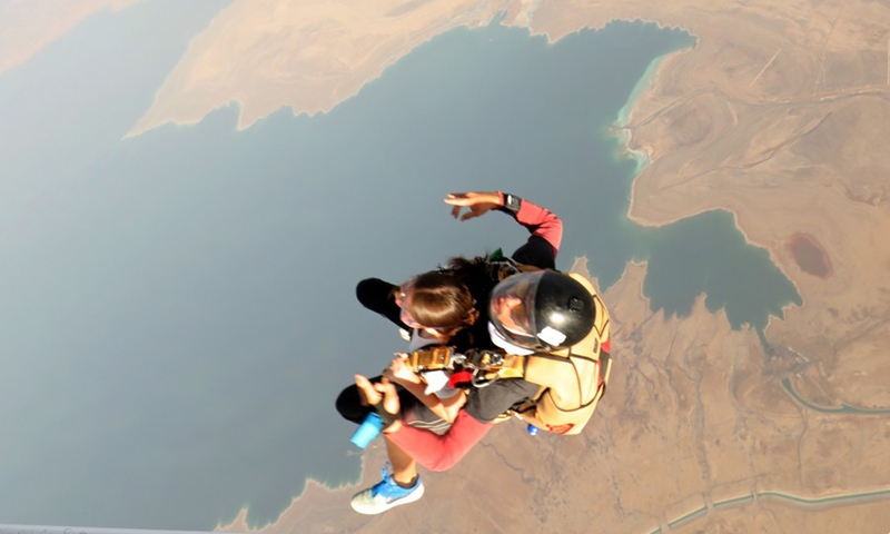 Fly high above Dead Sea, lowest point on earth - Global Times