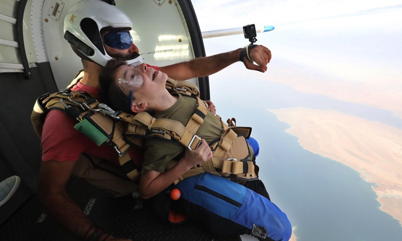 Fly high above Dead Sea, lowest point on earth - Global Times