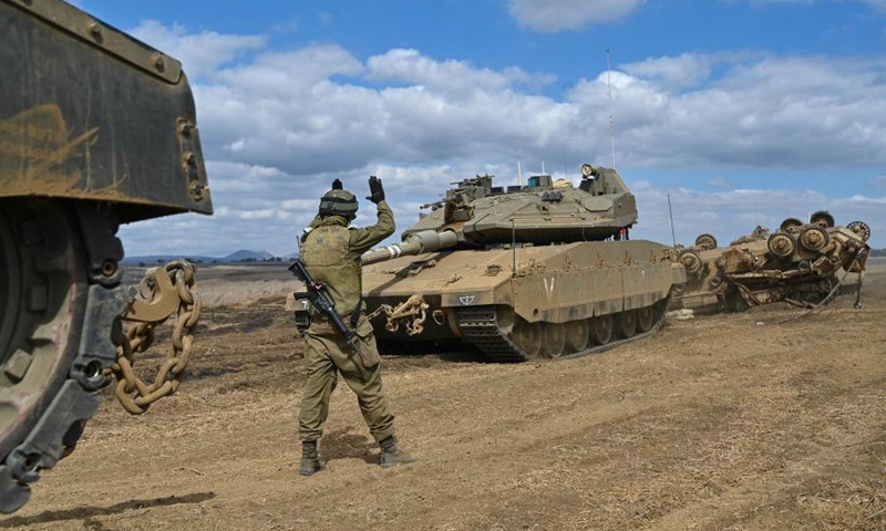 Israel conducts military exercise in Golan Heights - Global Times
