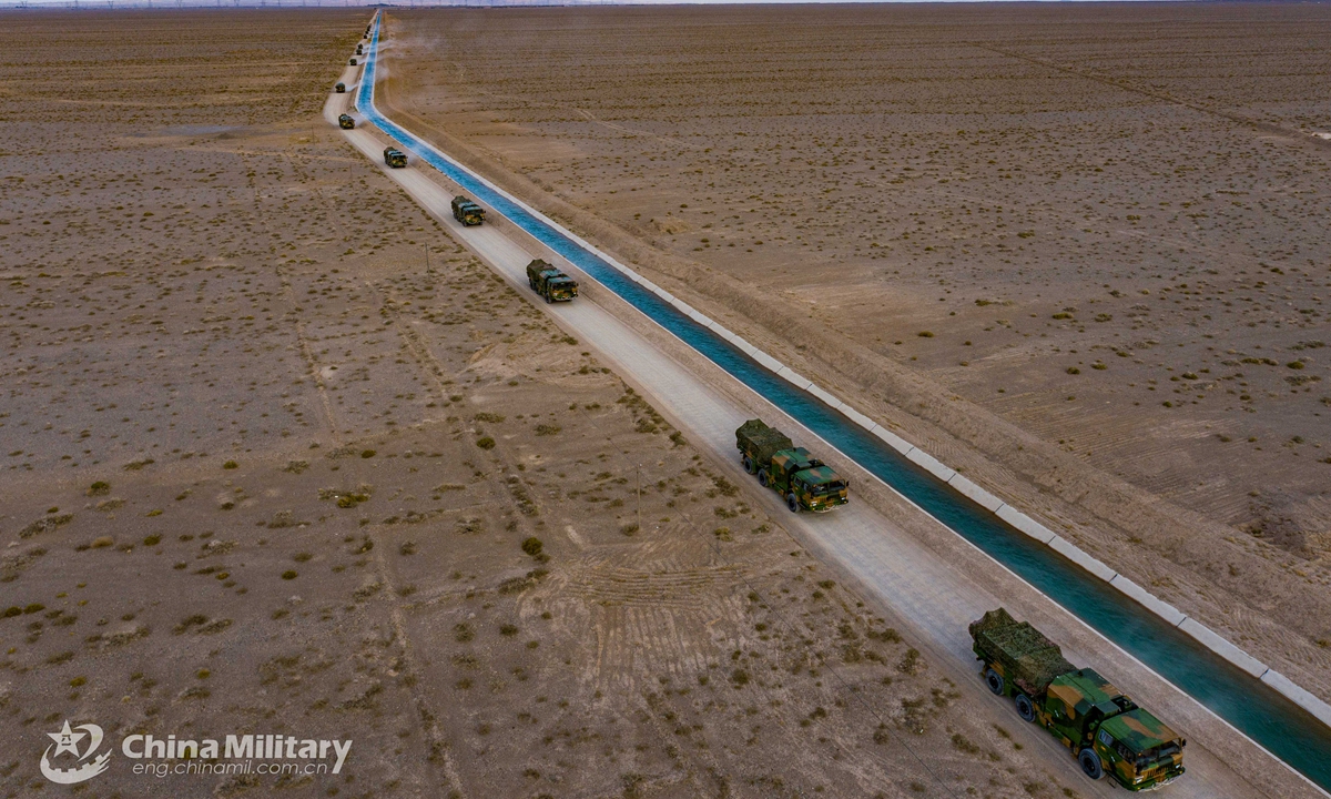 Air defense brigade holds live-fire exercise - Global Times