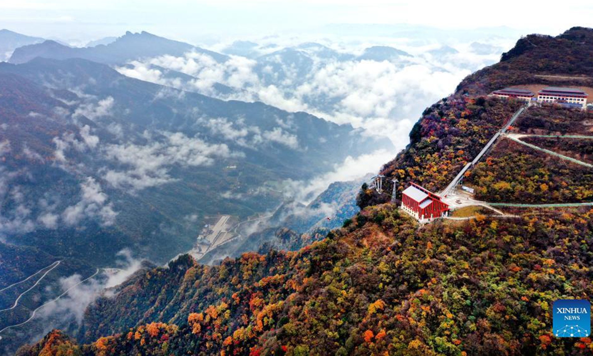 View of Longtoushan scenic area in Shaanxi - Global Times