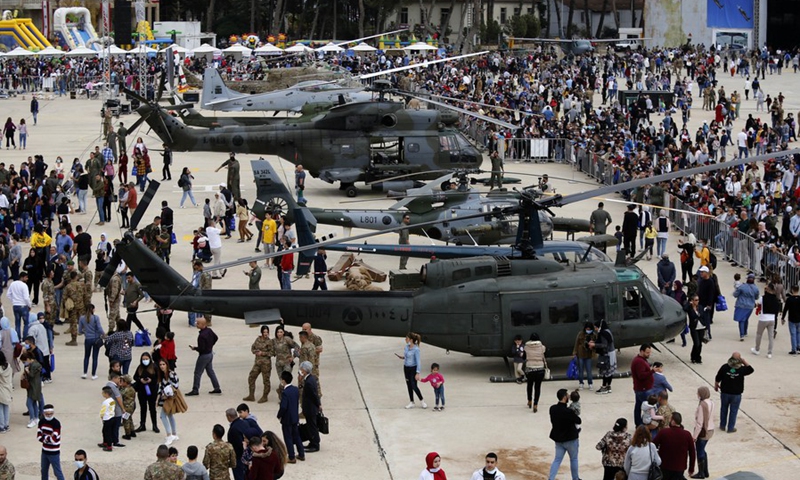 Military aircraft open day in Lebanon's airbase - Global Times