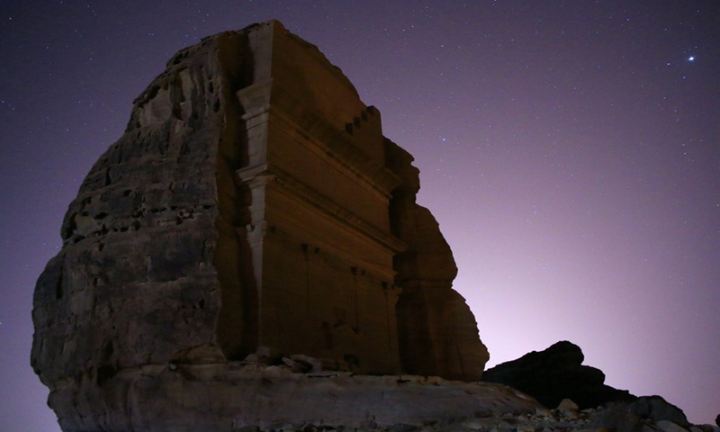 Night tour of Hegra, Saudi's 1st UNESCO World Heritage Site - Global Times