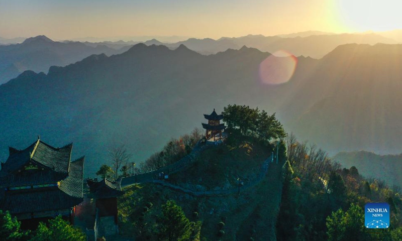Scenery of Miaoshanzhai scenic area in Baihe County, Shaanxi - Global Times