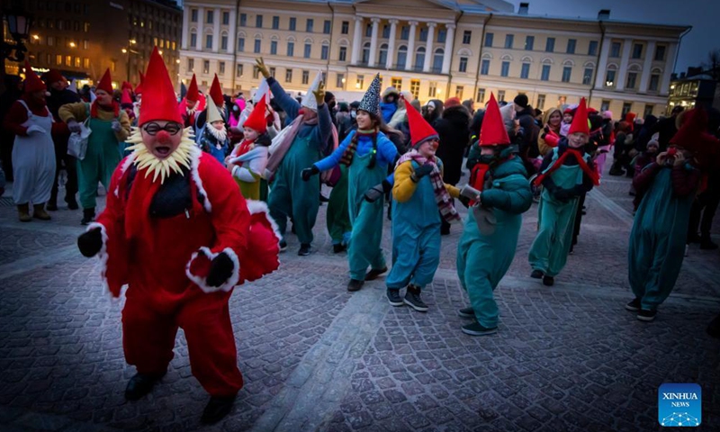 Christmas opening event held in central Helsinki - Global Times