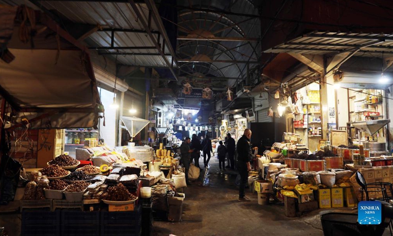 Daily life at al-Midan market after reconstruction in Mosul, Iraq ...