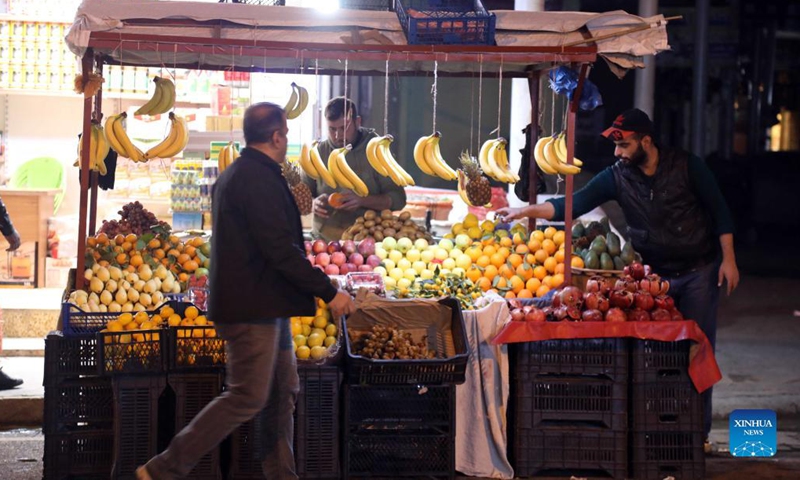 Daily life at al-Midan market after reconstruction in Mosul, Iraq ...