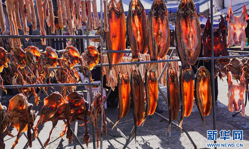 Fragance of preserved meat fills ancient town in E China - Global Times