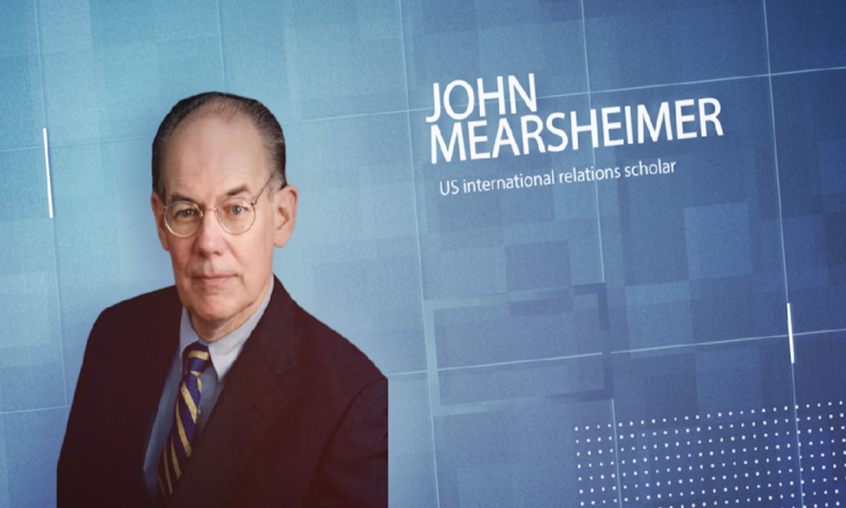 Dialogue between American scholar John Mearsheimer and Chinese scholar ...