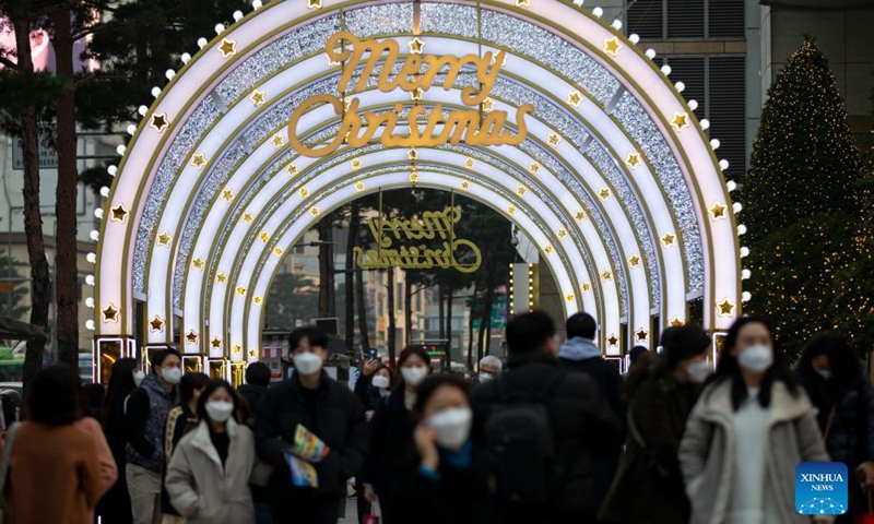 Christmas decoration in South Korea - Global Times