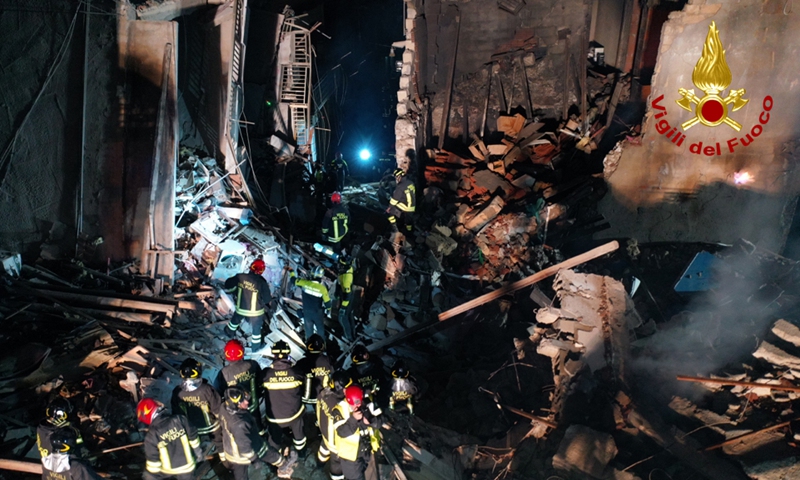 3 killed, 6 missing in gas explosion in Italy - Global Times