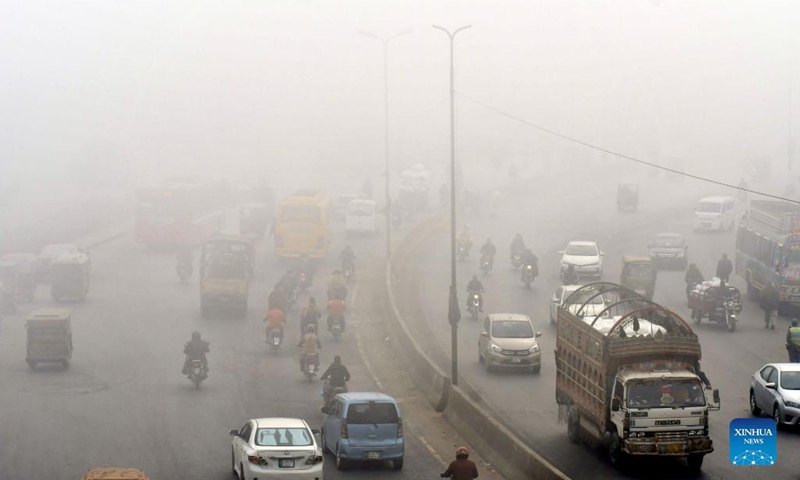 Heavy fog floats in Pakistan - Global Times