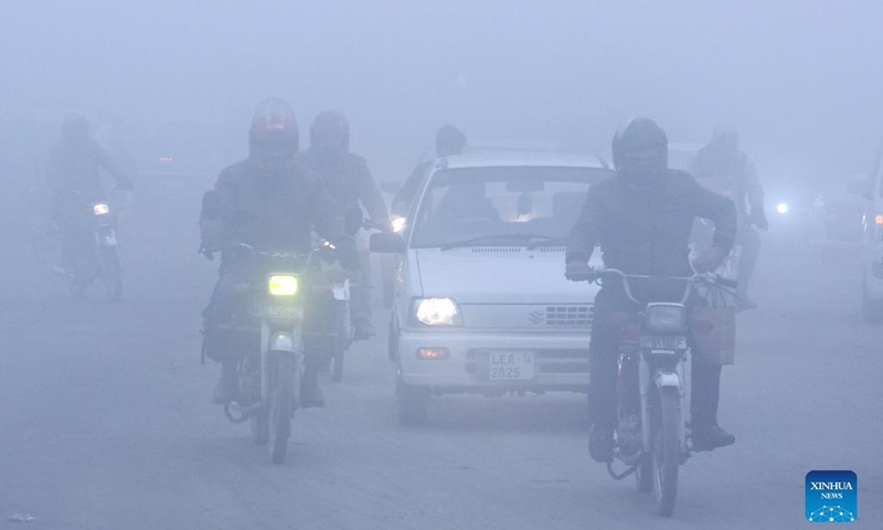 Heavy fog floats in Pakistan - Global Times