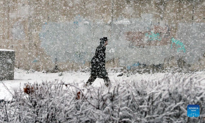 Ankara witnesses first heavy snow of this winter - Global Times