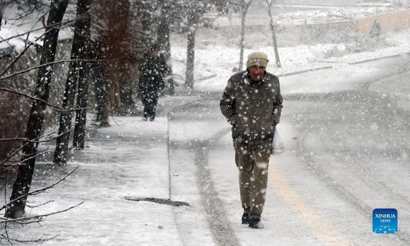 Ankara witnesses first heavy snow of this winter - Global Times