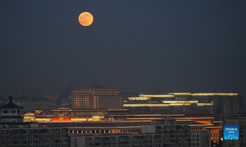 Full moon seen across China - Global Times