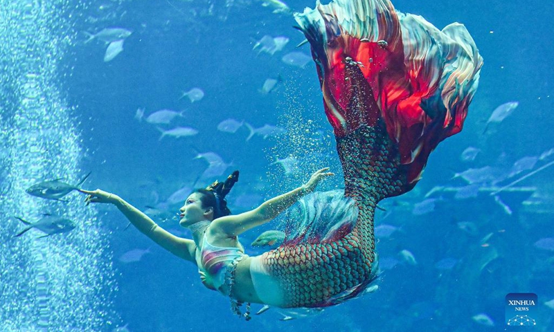 Mermaid contest held in Sanya, China's Hainan - Global Times