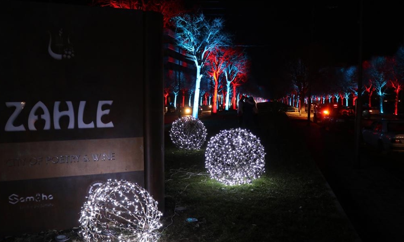 Sparkling Christmas village in Zahle, eastern Lebanon - Global Times