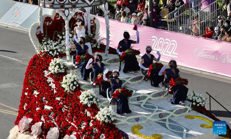 Rose Parade blooms on New Year's Day again despite COVID-19 - Global Times
