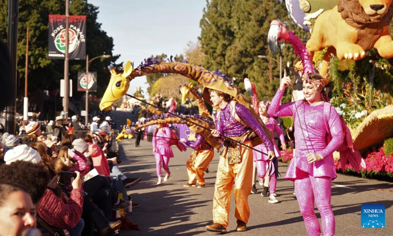 Rose Parade blooms on New Year's Day again despite COVID-19 - Global Times