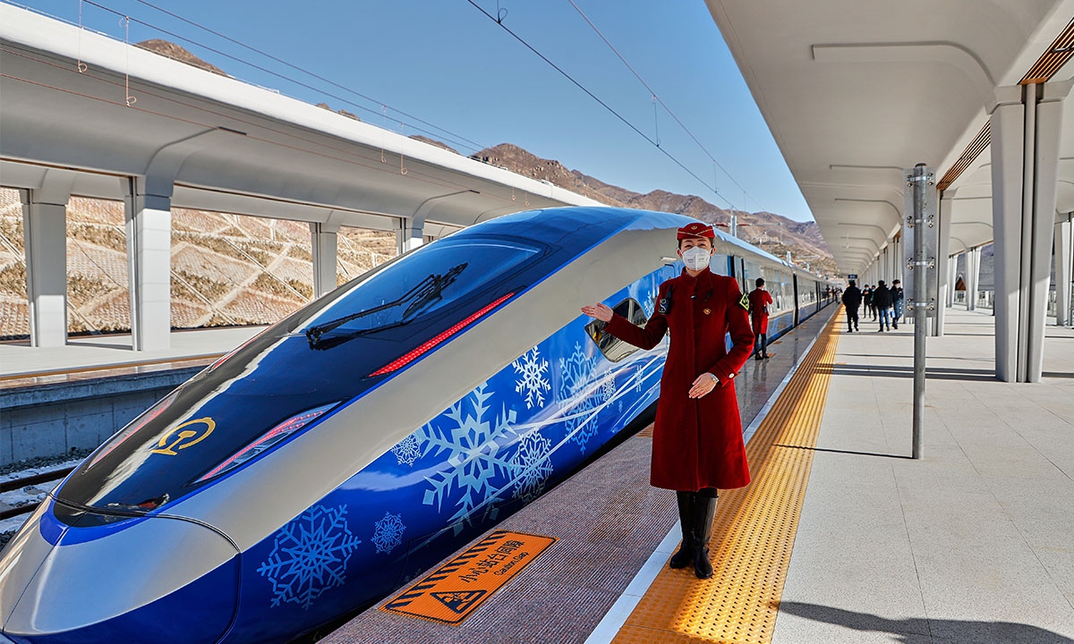 Self-driving bullet train for the Beijing Winter Olympic Games makes ...
