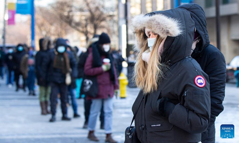 Toronto issues extreme cold weather alert - Global Times