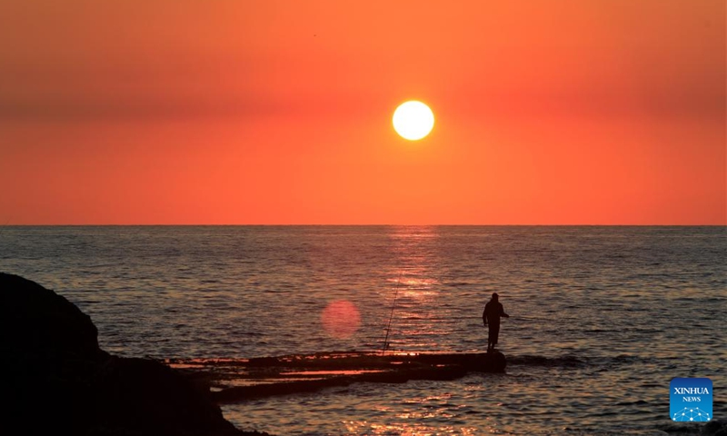 Sunset views at coast of Beirut, Lebanon - Global Times
