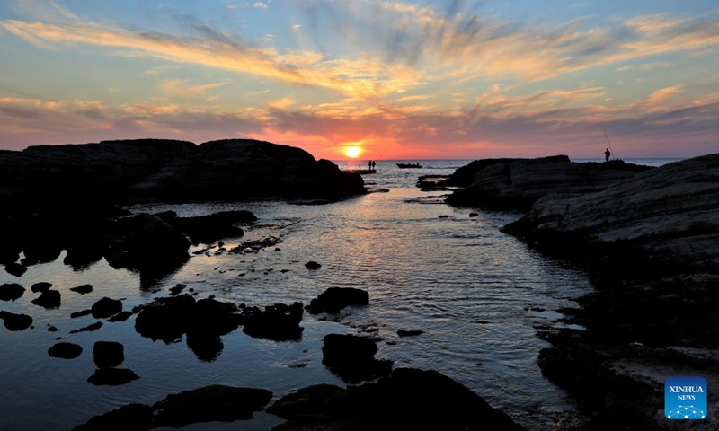 Sunset views at coast of Beirut, Lebanon - Global Times