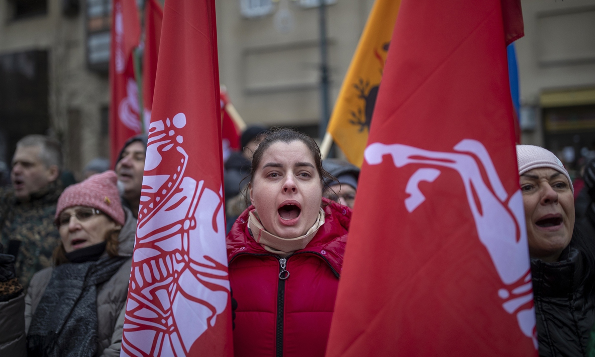 Lithuanian protests - Global Times