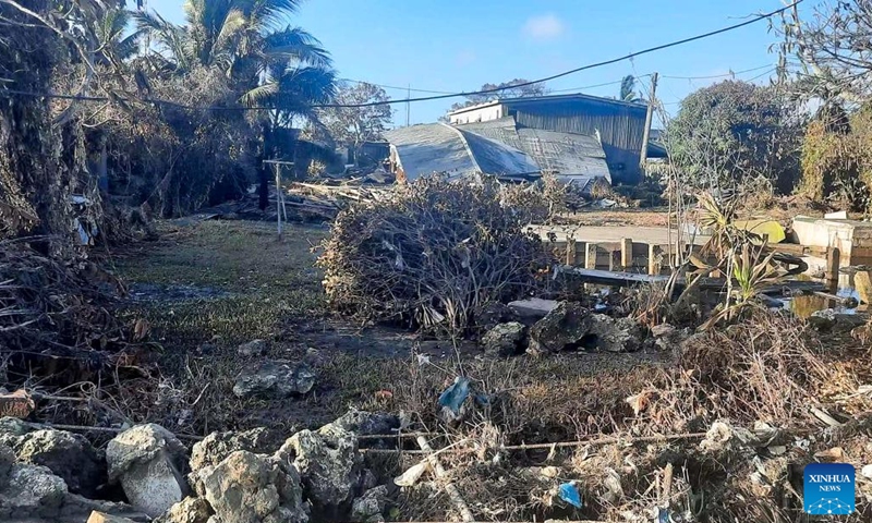 Aftermath of volcanic eruption and tsunami in Tonga - Global Times