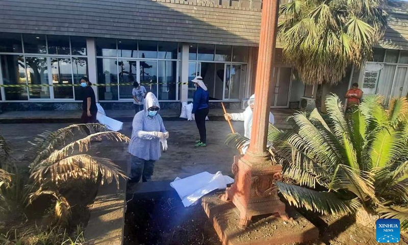 Aftermath of volcanic eruption and tsunami in Tonga - Global Times