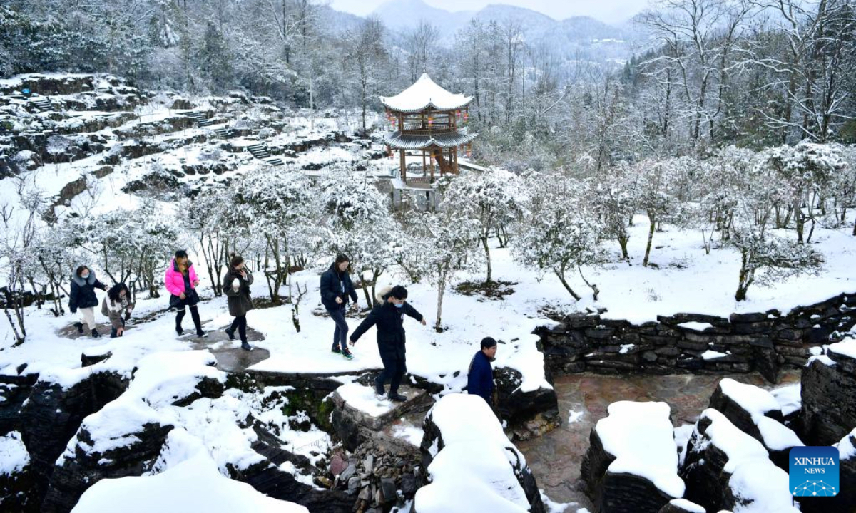 Snow scenery across China - Global Times