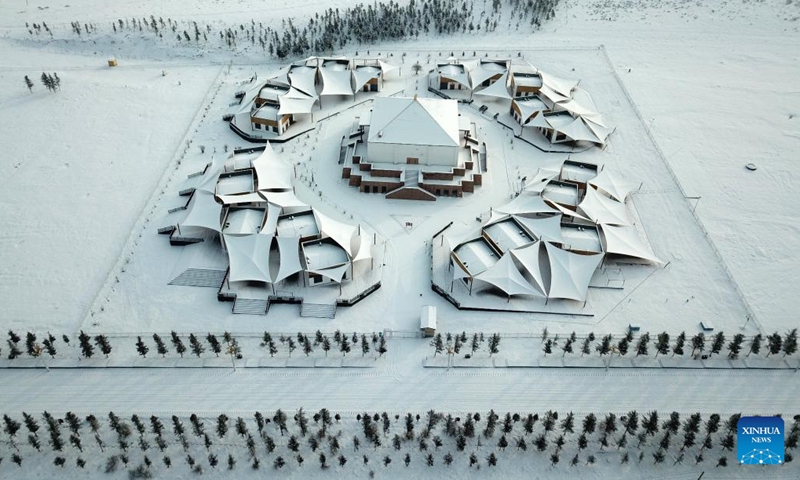 Snow scenery in China's Gansu - Global Times