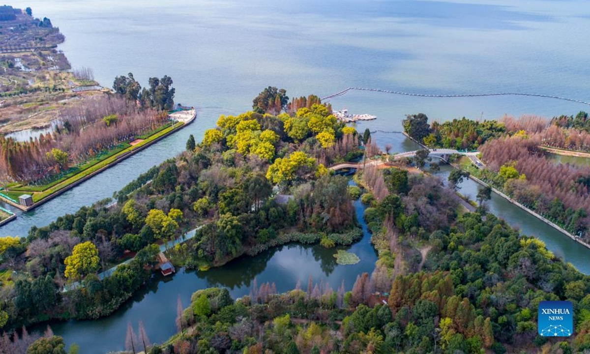 Scenery of Haihong Wetland Park in Kunming, SW China's Yunnan - Global ...