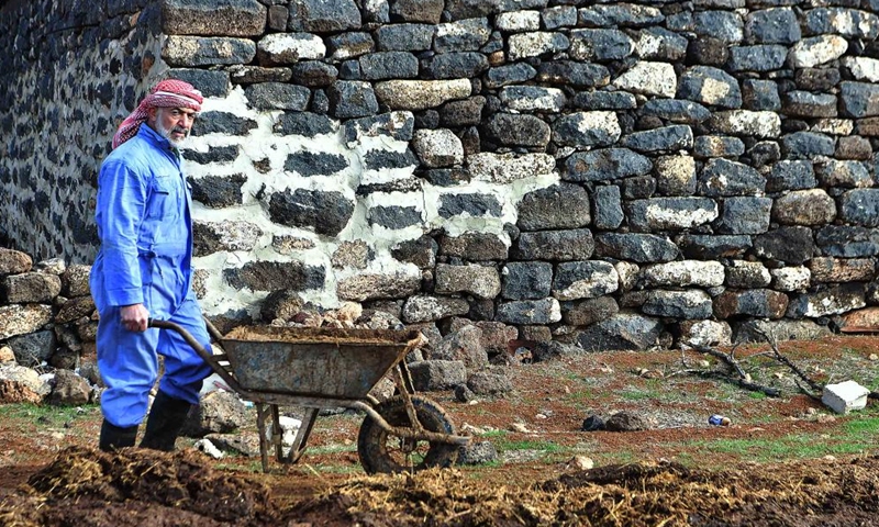 Syrian farmers resort to cow dung as heating fuel amid US sanctions ...