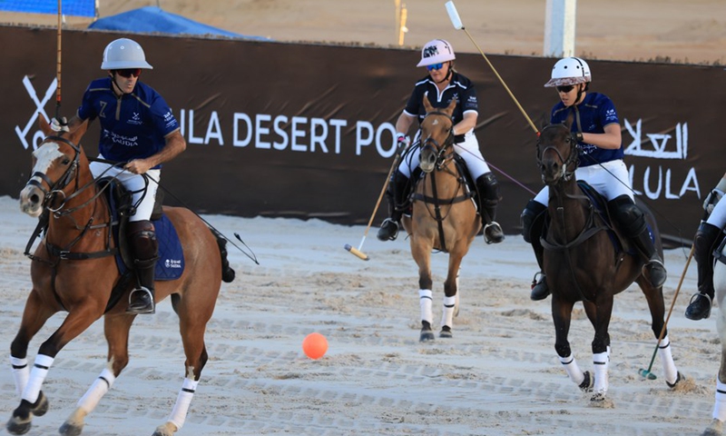 Polo tournament stages in desert! - Global Times