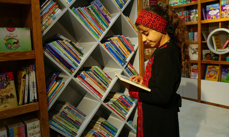 Nothing stops reading in rebuilt bookshop in Gaza! - Global Times