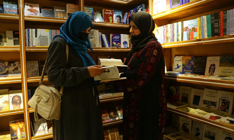 Nothing stops reading in rebuilt bookshop in Gaza! - Global Times