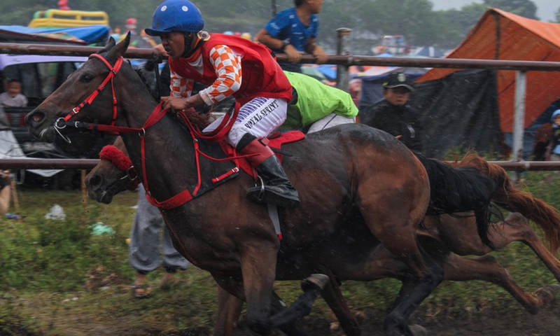 Horse racing competition in Indonesia's Takengon - Global Times