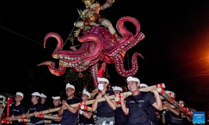 Celebration ahead of Nyepi day held in Indonesia - Global Times